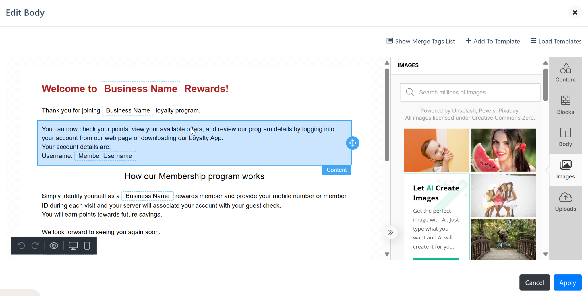 Email & Push Campaigns - Appsuite